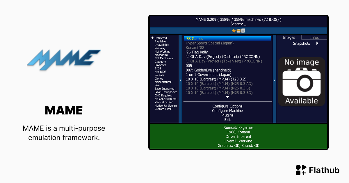 Instalar MAME no Linux | Flathub