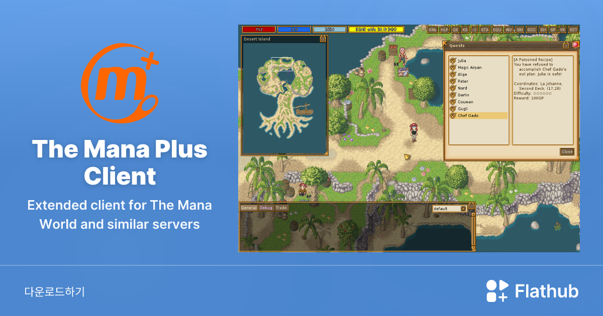 Install The Mana Plus Client on Linux | Flathub