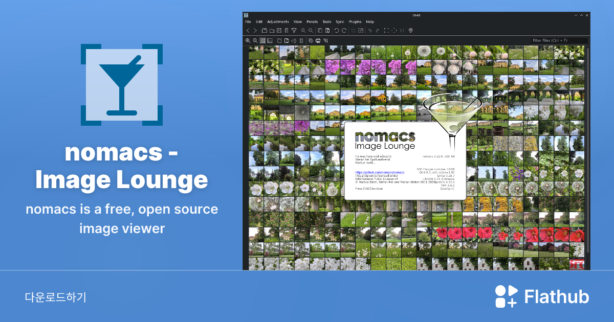 Install nomacs - Image Lounge on Linux | Flathub