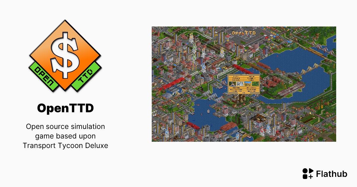 Menginstal OpenTTD di Linux | Flathub