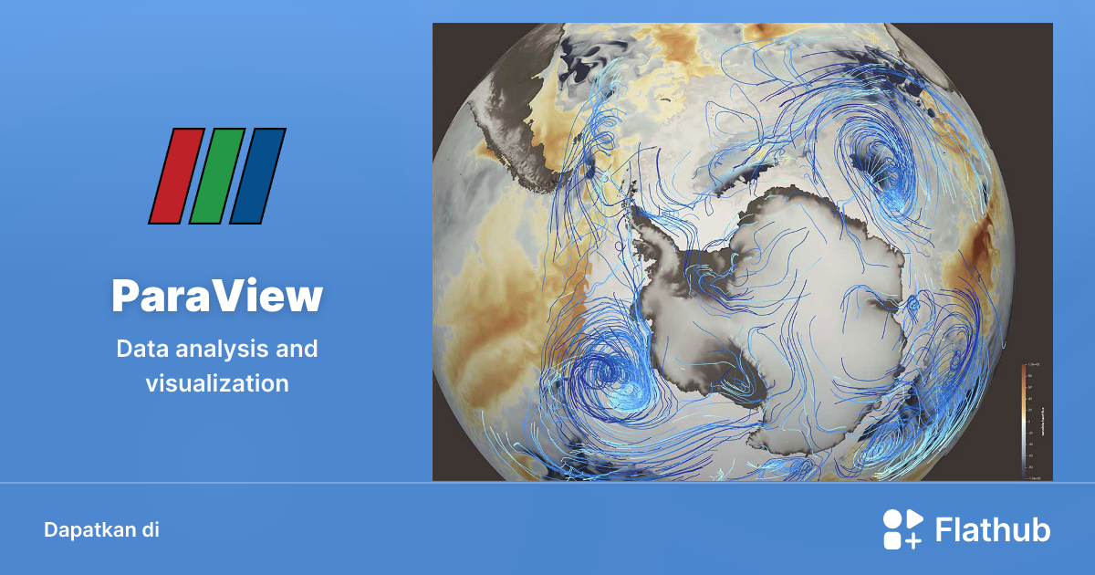 Memasang ParaView di Linux | Flathub