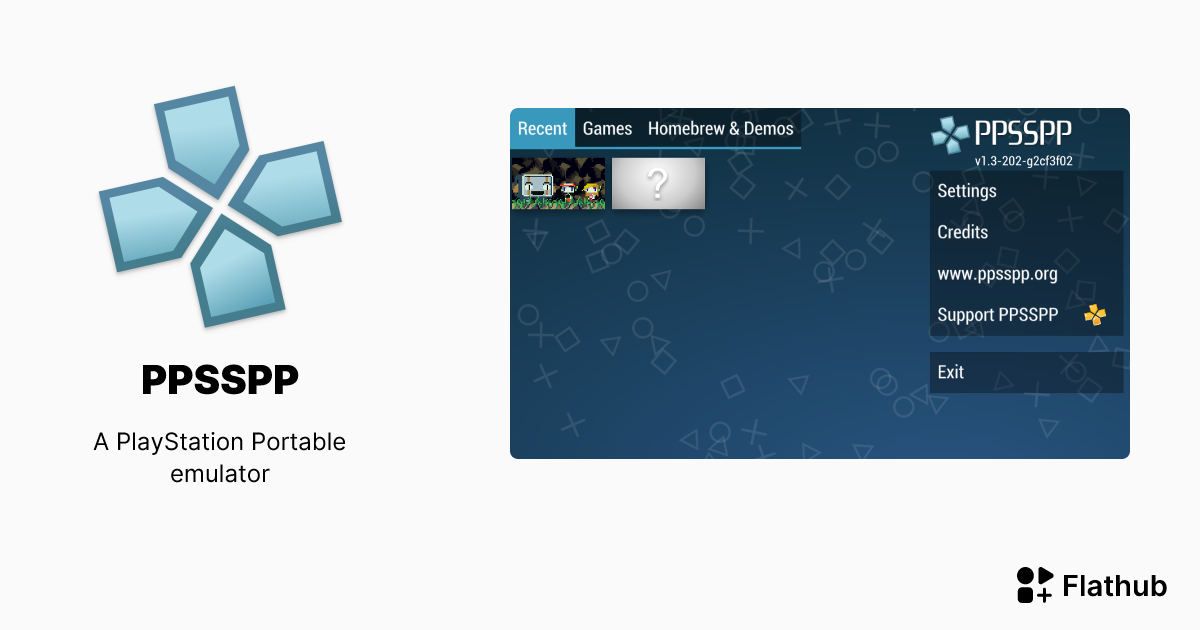 Установить «PPSSPP» на Linux | Flathub