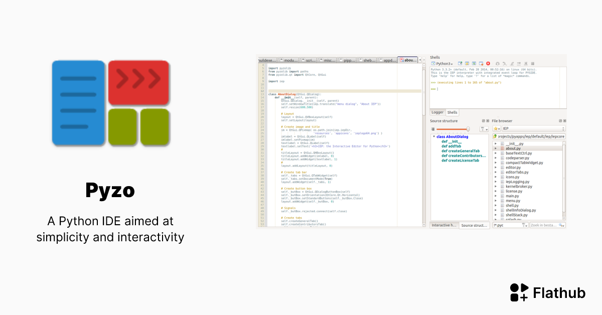 Install Pyzo on Linux | Flathub