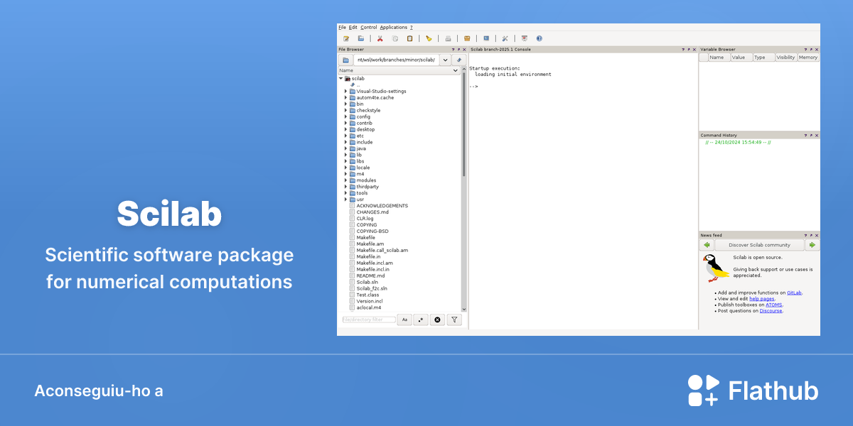 Instal·leu Scilab a Linux | Flathub