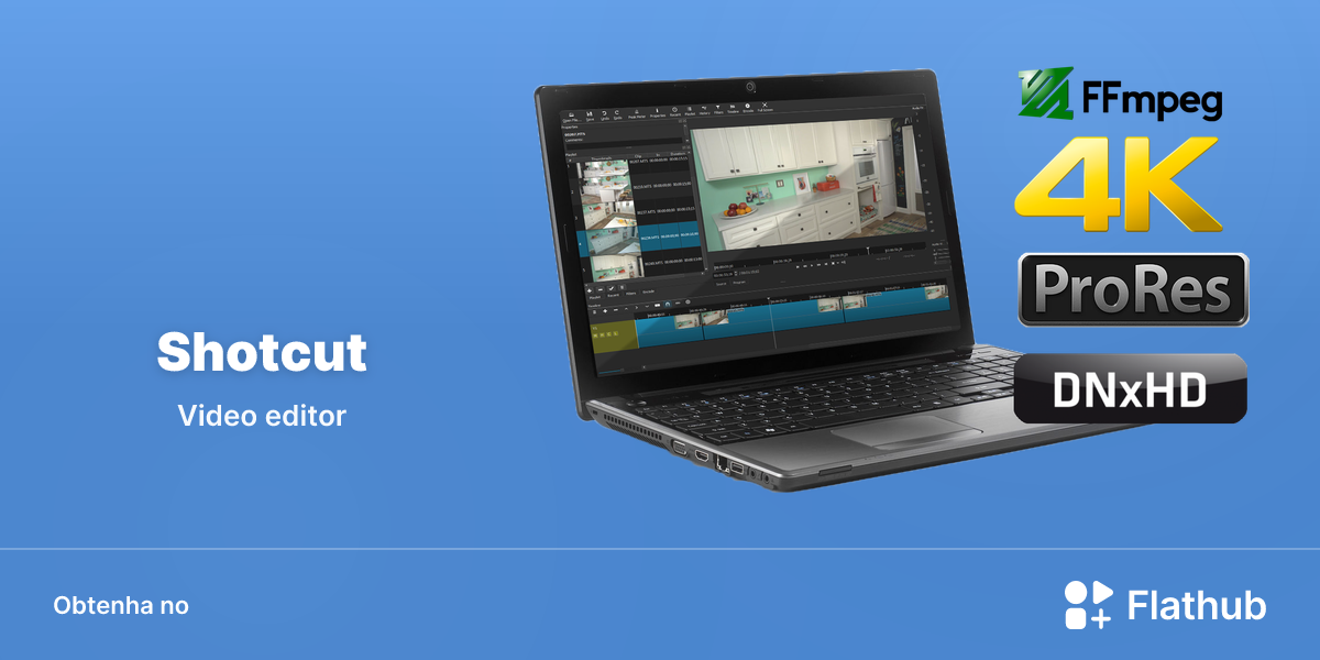 Instalar Shotcut no Linux | Flathub
