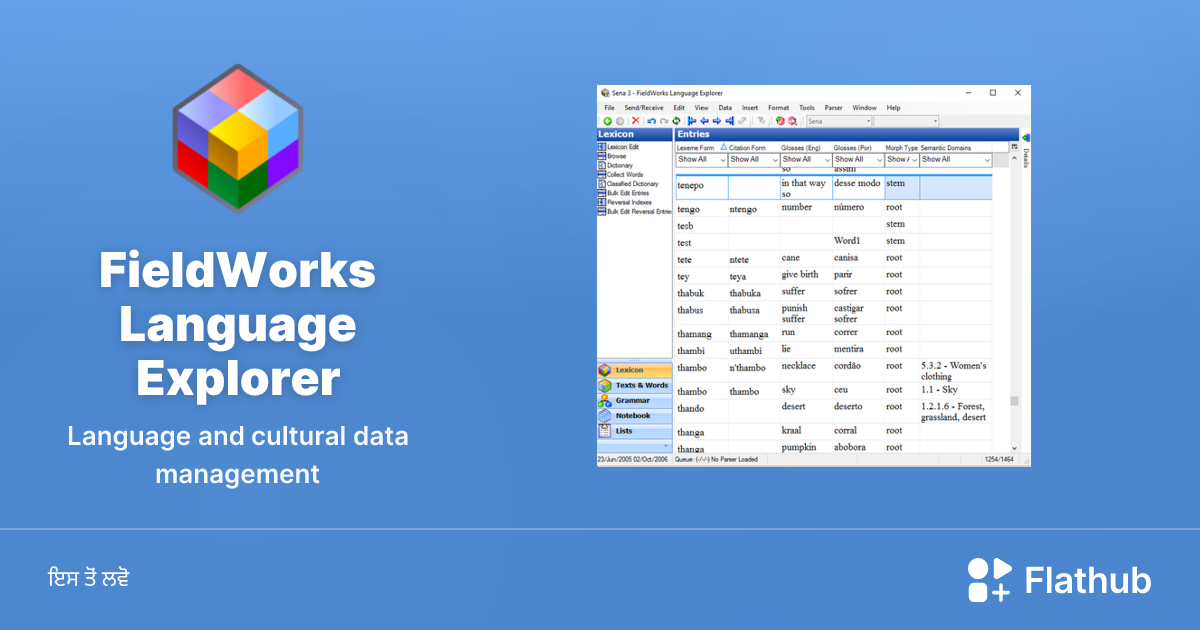 Install FieldWorks Language Explorer on Linux | Flathub