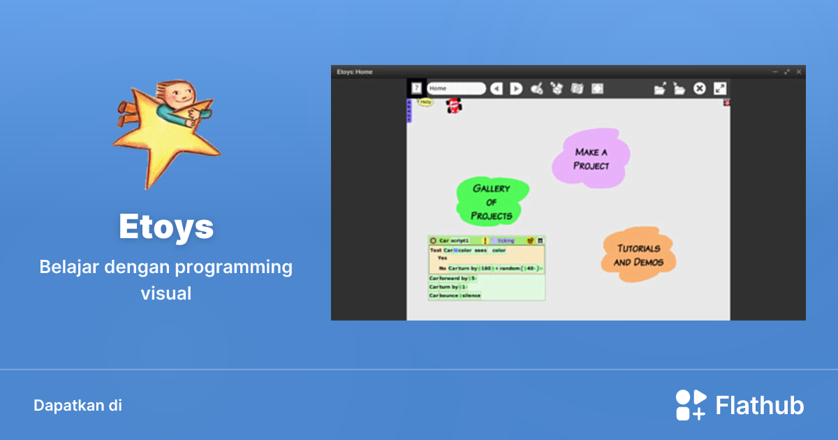 Menginstal Etoys di Linux | Flathub