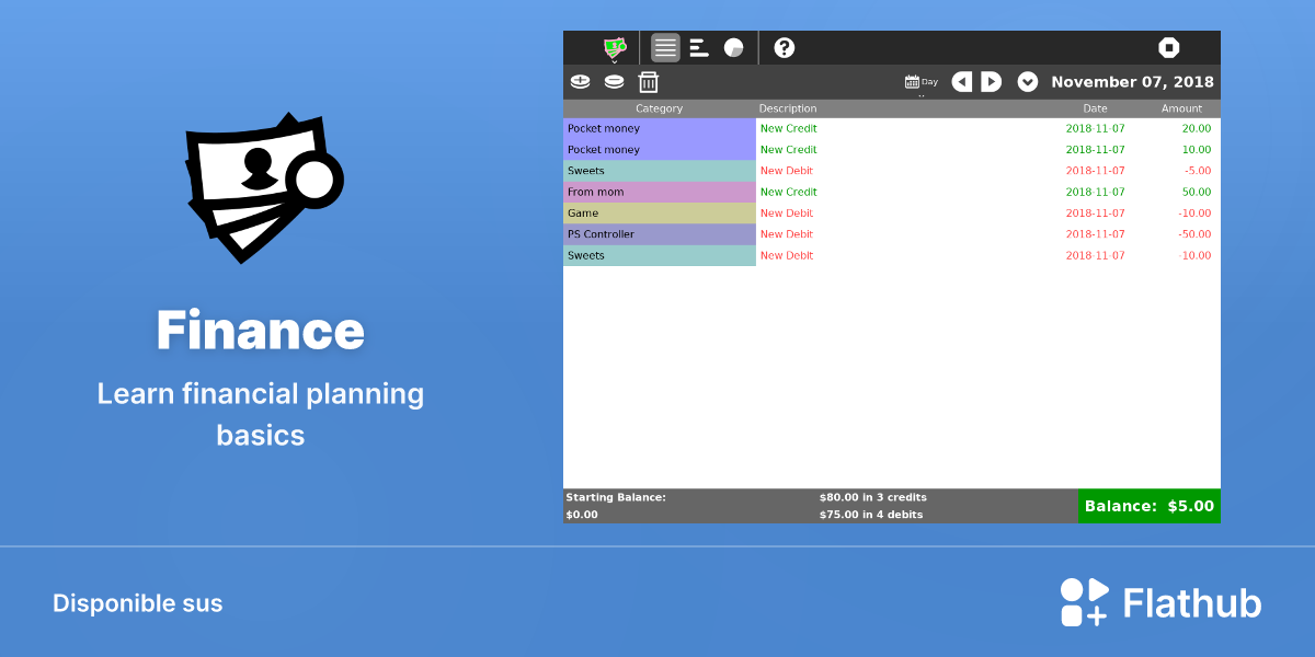 Installar Finance sus Linux | Flathub