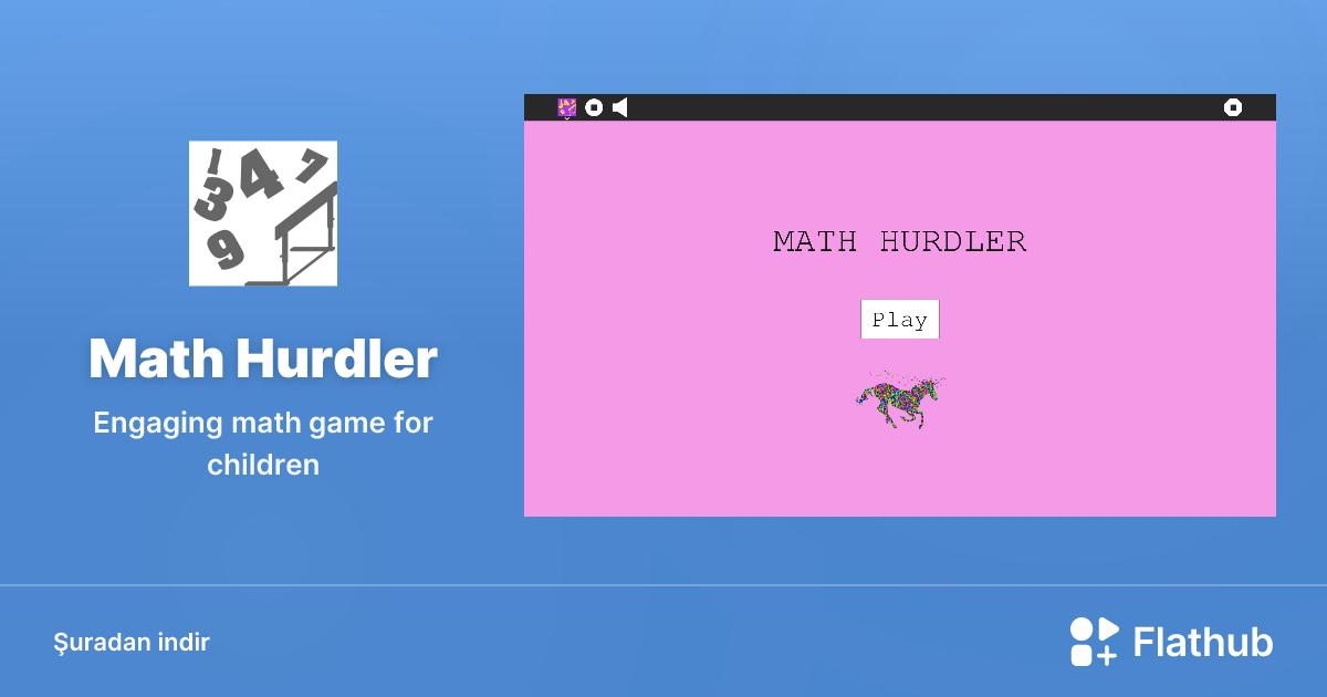 Math Hurdler uygulamasını Linux'ta kur | Flathub