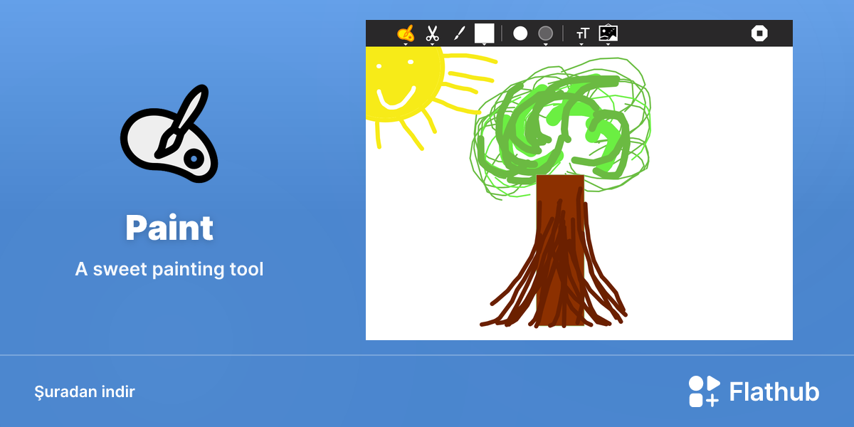 Paint uygulamasını Linux'ta kur | Flathub