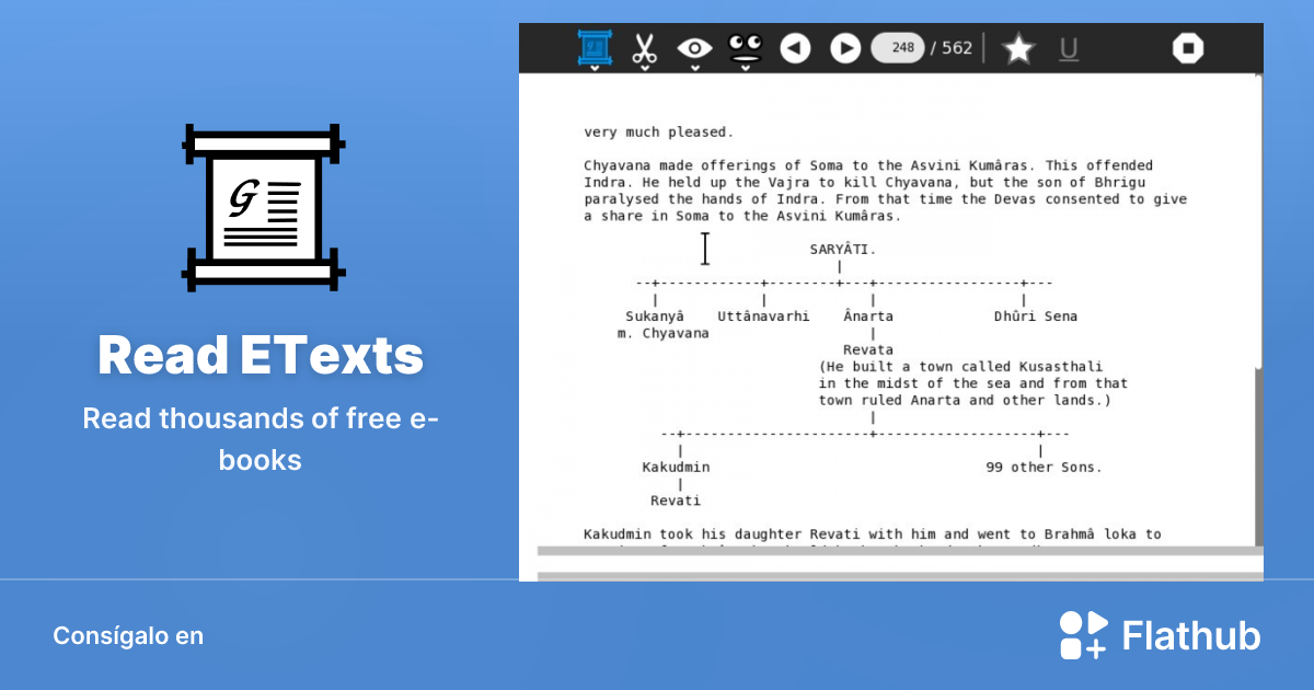 Instalar Read ETexts en Linux | Flathub