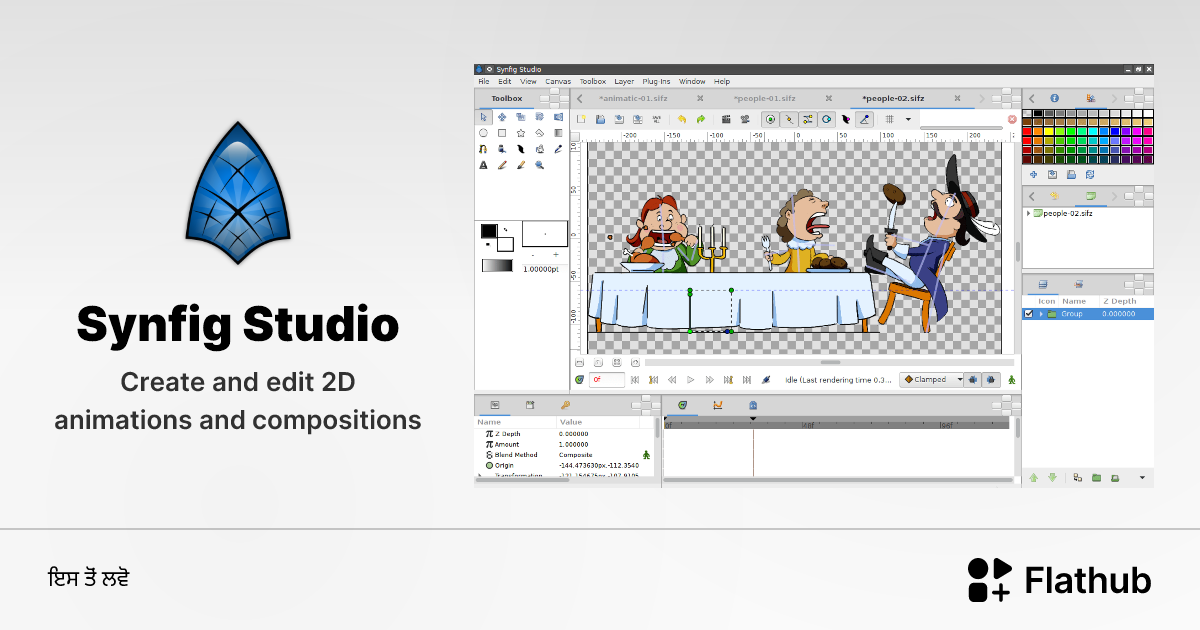 Install Synfig Studio on Linux | Flathub