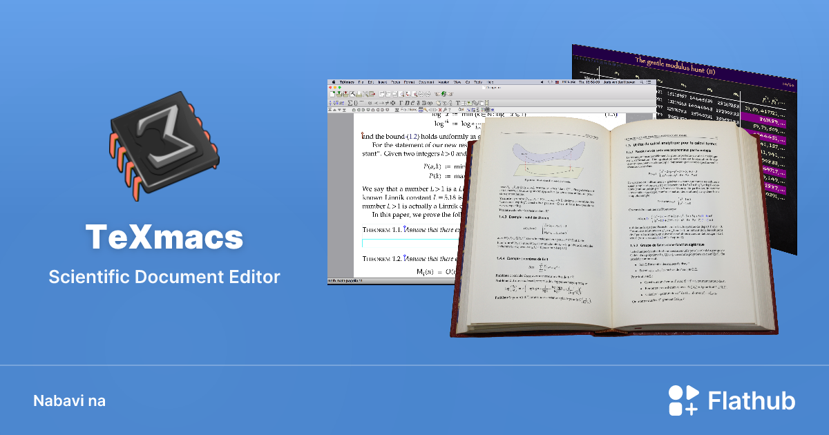 Install TeXmacs on Linux | Flathub