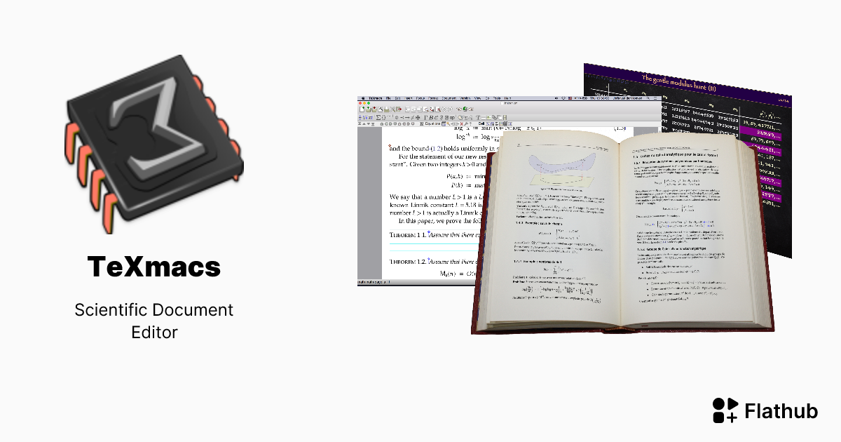 Install TeXmacs on Linux | Flathub