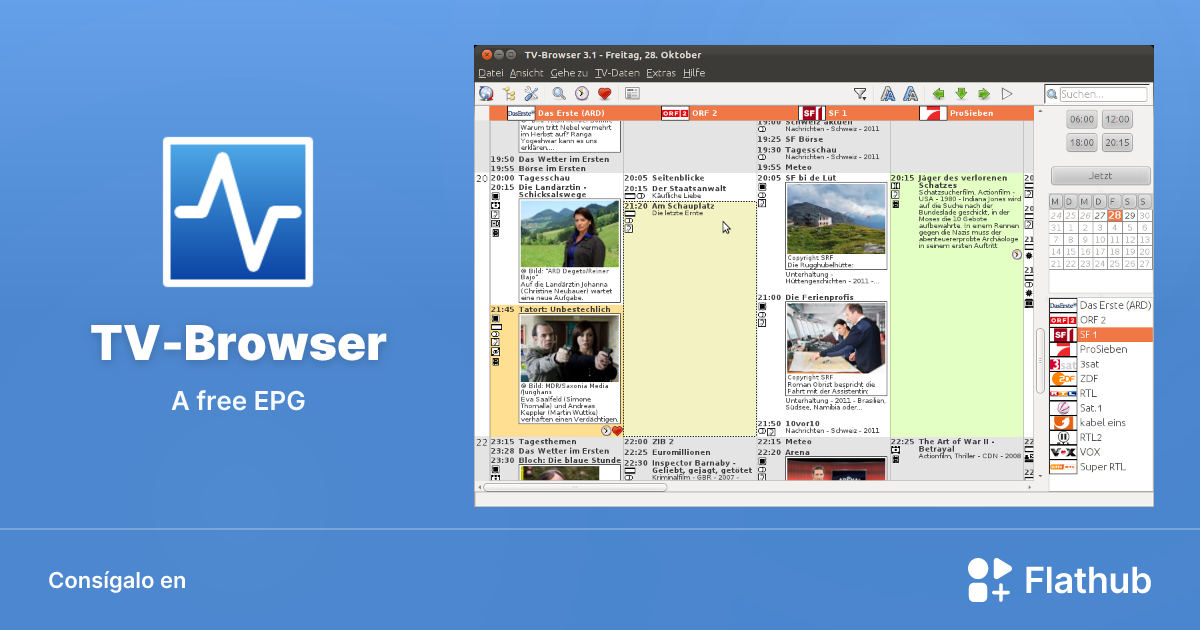 Instalar TV-Browser en Linux | Flathub