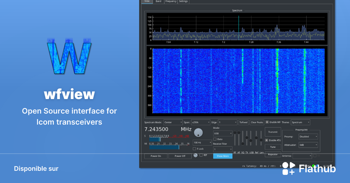 Installer wfview sur Linux | Flathub
