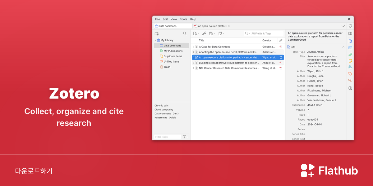 Install Zotero on Linux | Flathub