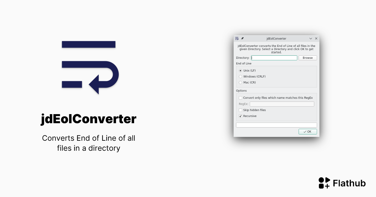 Install jdEolConverter on Linux | Flathub