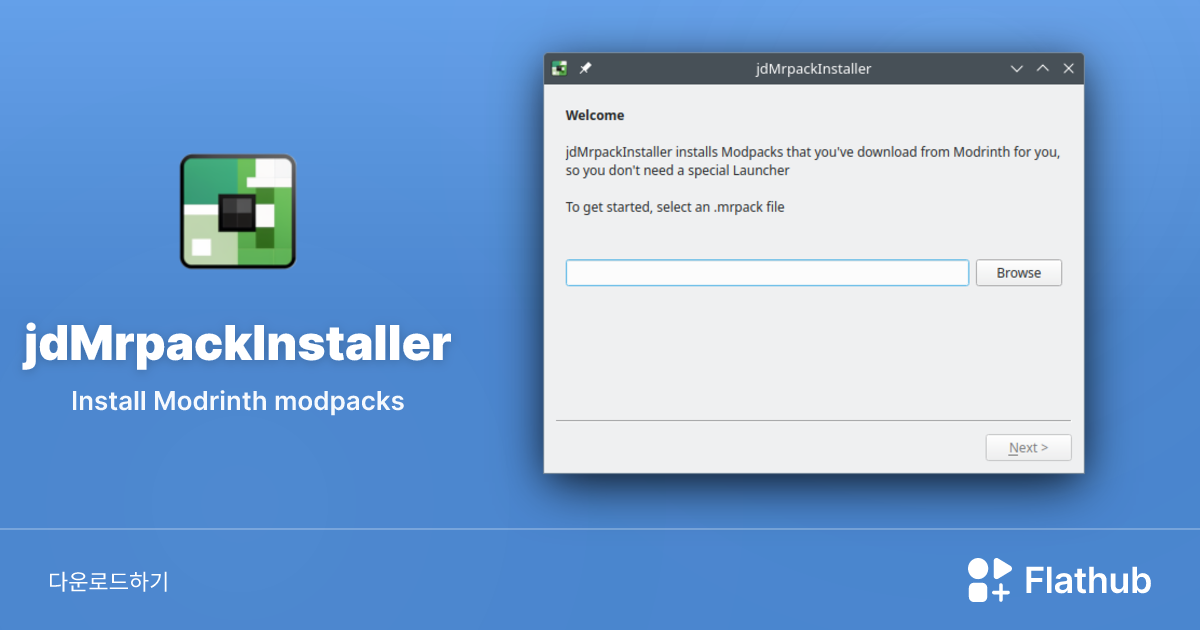 Install jdMrpackInstaller on Linux | Flathub