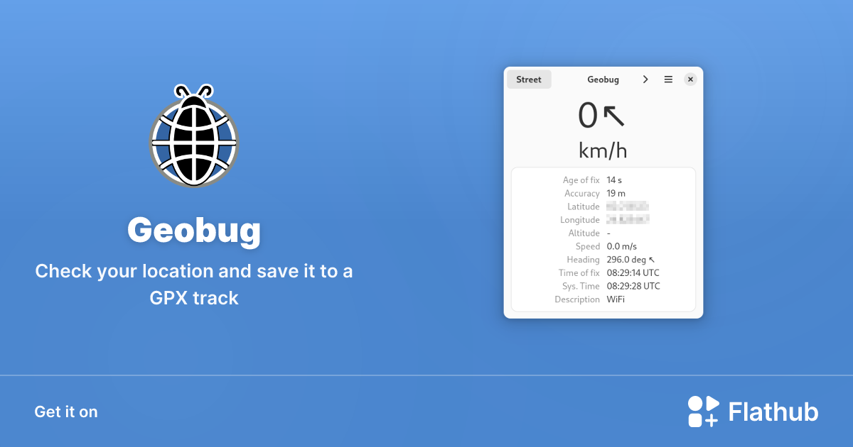 Install Geobug on Linux | Flathub