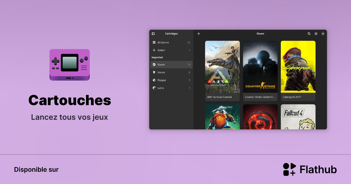 Installer Cartouches sur Linux | Flathub