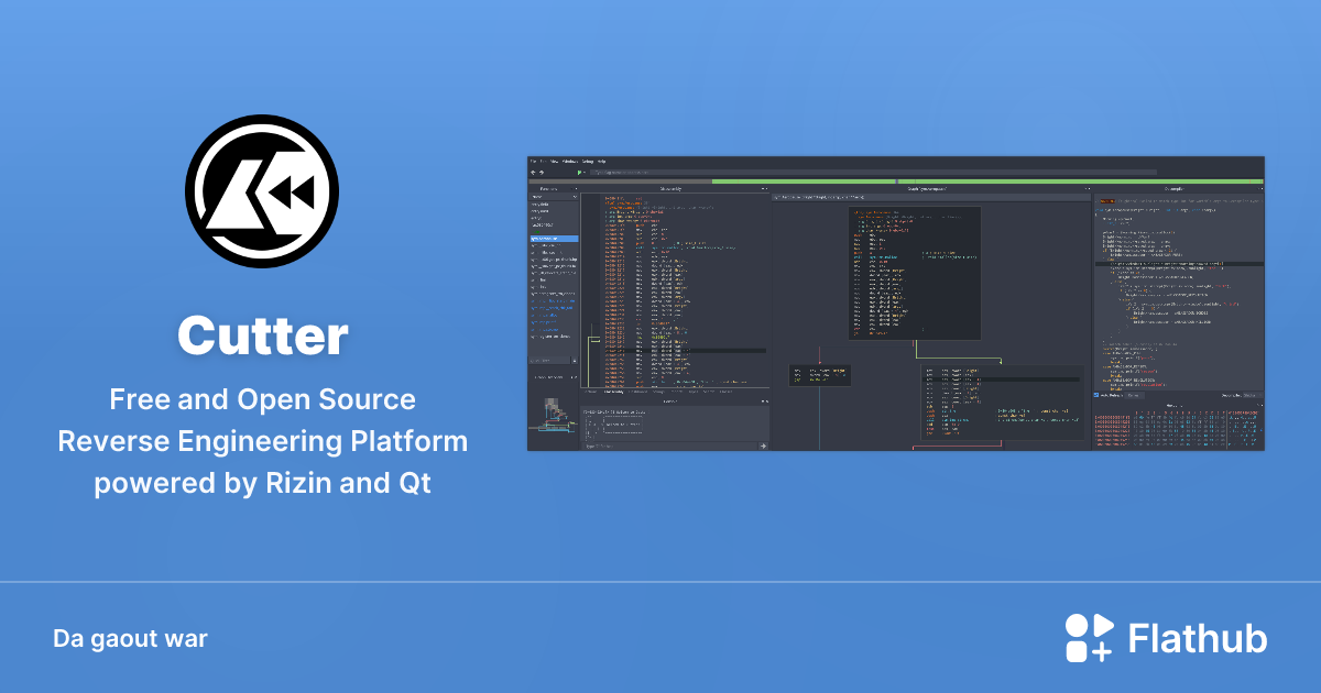 Staliañ Cutter war Linux | Flathub