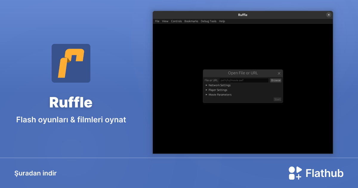 Ruffle uygulamasını Linux'ta kur | Flathub