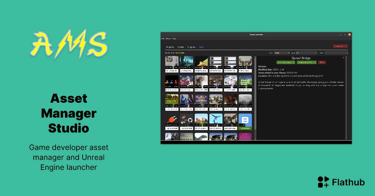 Install Asset Manager Studio on Linux | Flathub