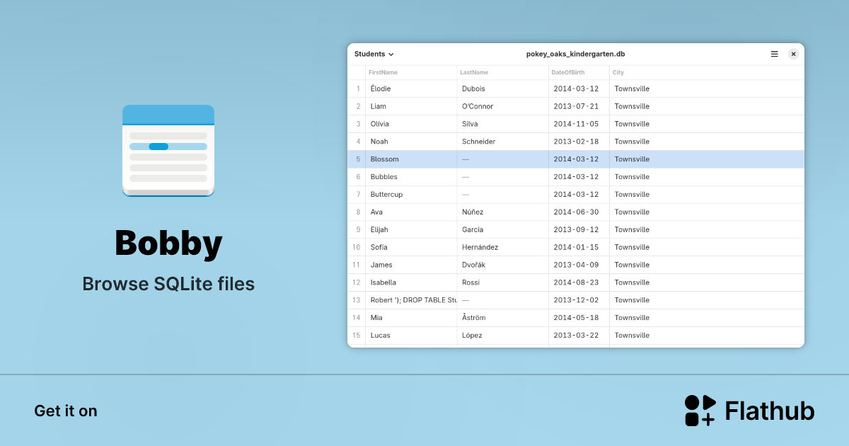 Install Bobby on Linux | Flathub