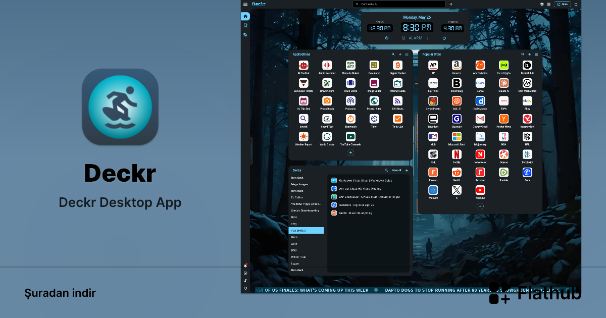 Deckr uygulamasını Linux'ta kur | Flathub