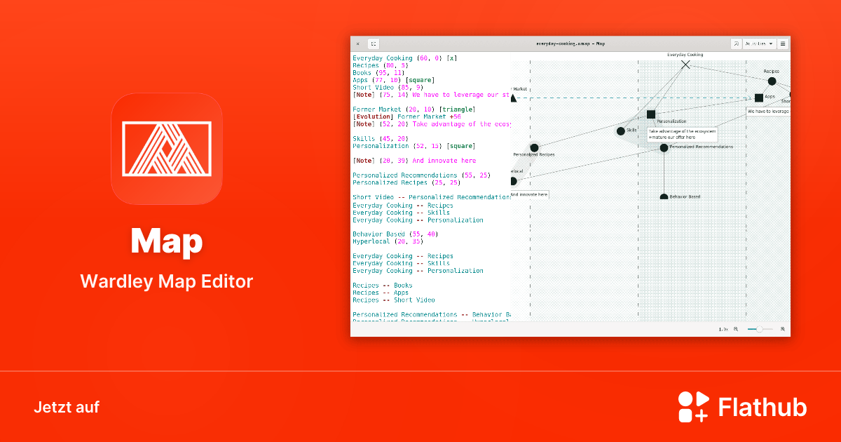 Map auf Linux installieren | Flathub