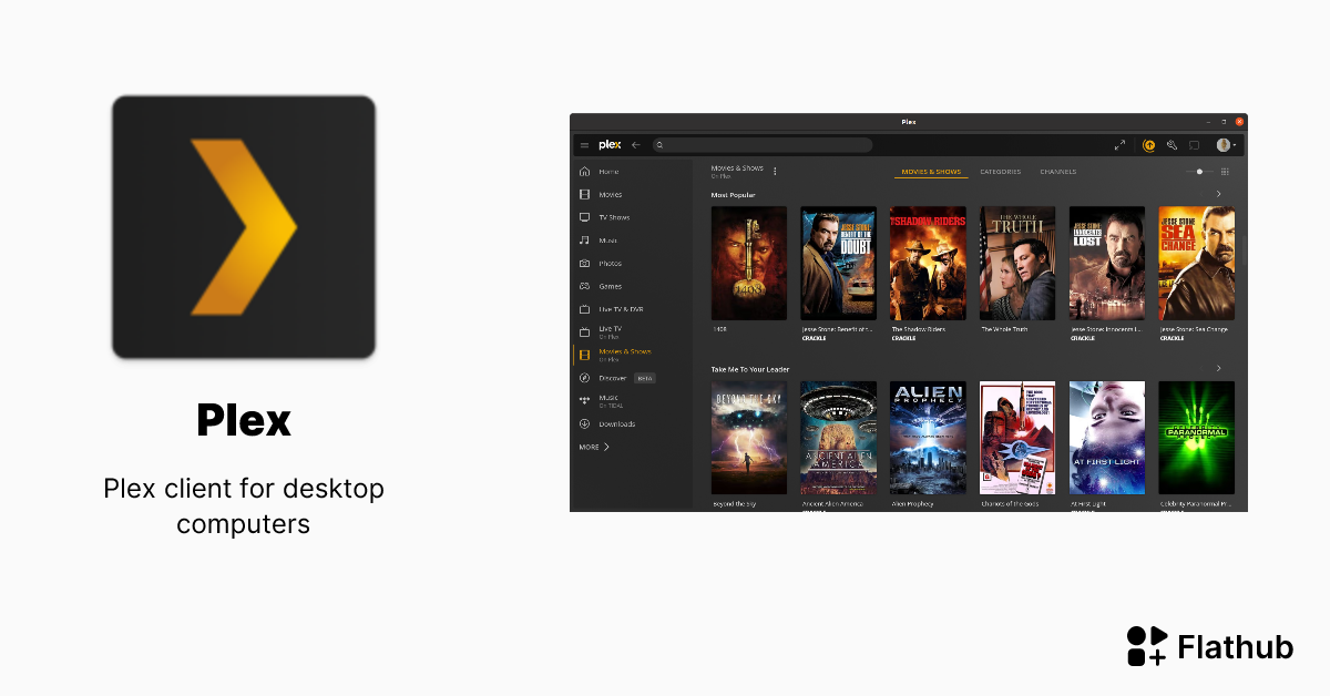 Install Plex on Linux | Flathub
