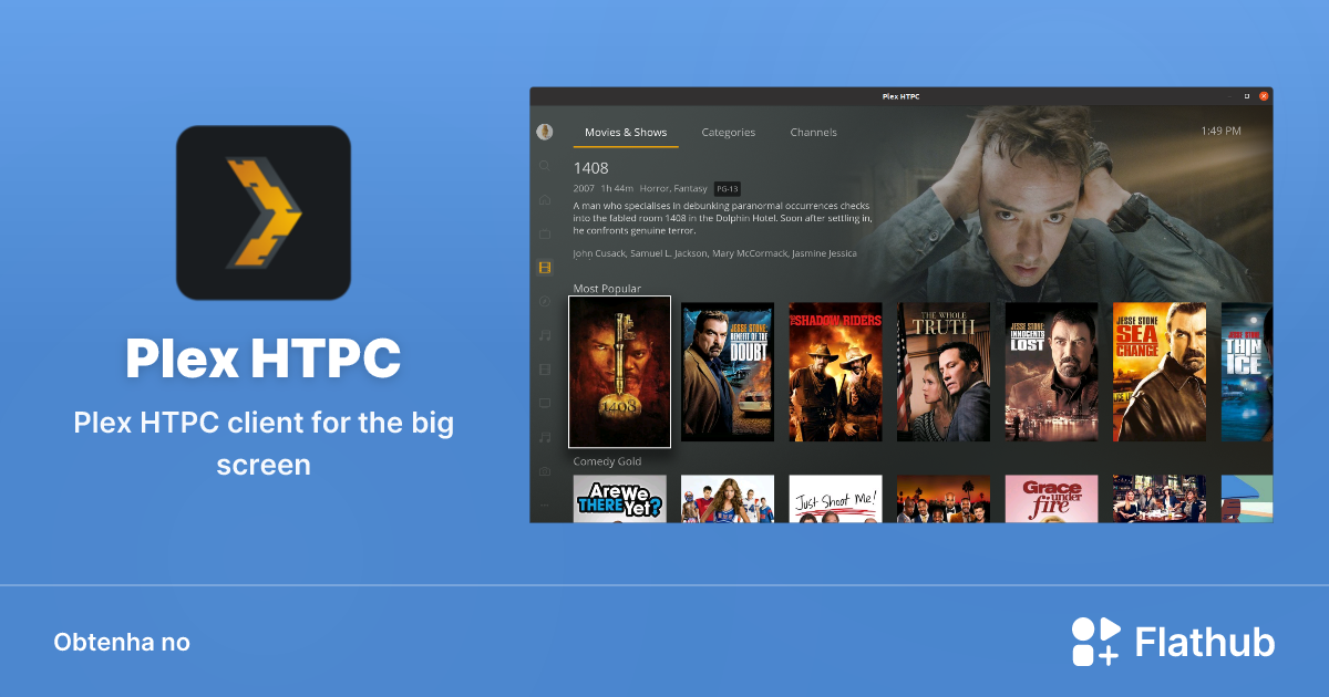 Instalar Plex HTPC no Linux | Flathub