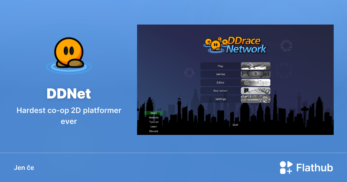 Instali DDNet sur Linux | Flathub