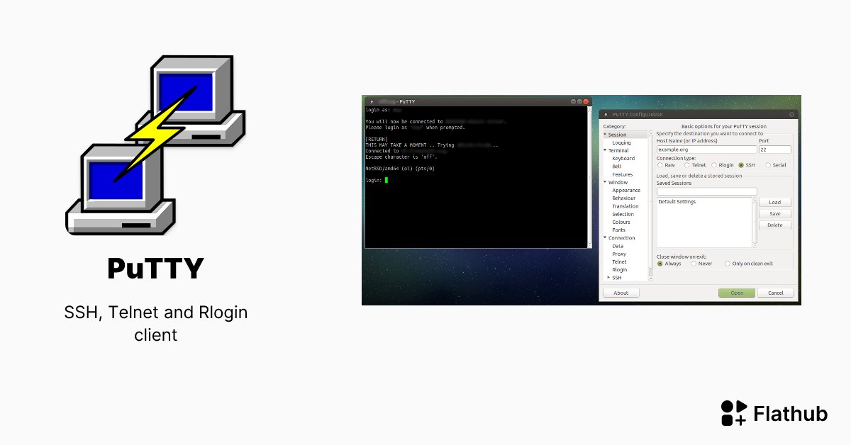 Install PuTTY on Linux | Flathub