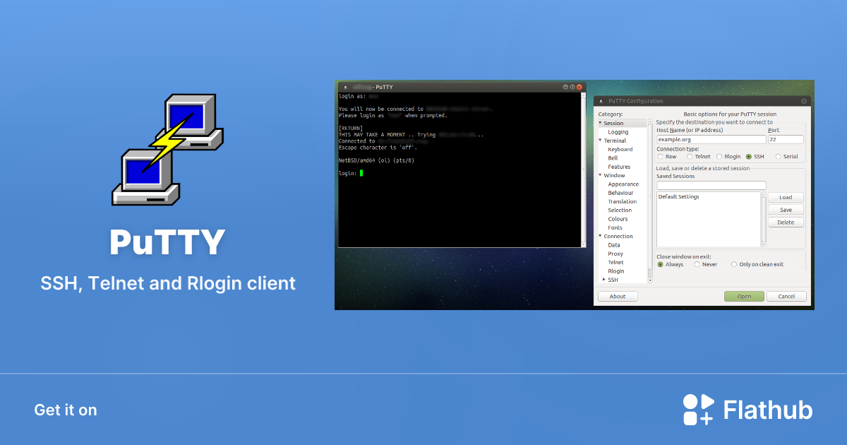 Install PuTTY on Linux | Flathub
