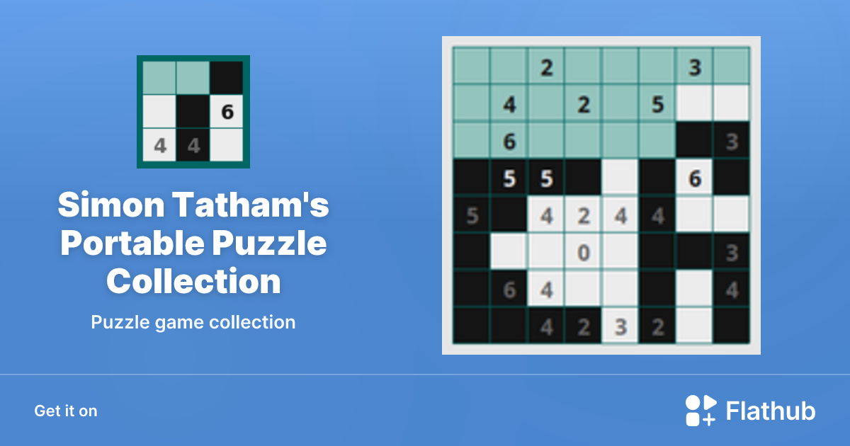 Install Simon Tatham's Portable Puzzle Collection on Linux | Flathub