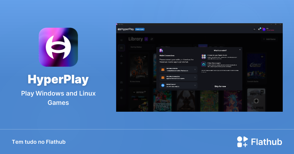 Instalar HyperPlay no Linux | Flathub